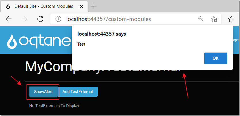 Using Custom JavaScript in Blazor Oqtane